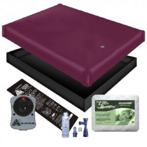 free flow waterbed mattress/liner/heater/pad/fill drain/conditioner kit (queen 60x84 1ffb2)