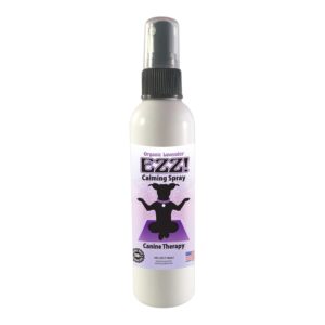 mold monster ezz! canine calming spray- organic lavender aromatherapy dog calming aid - safely soothe your dog with ezz- 4 oz