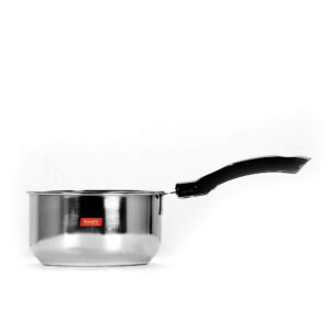 Sumeet Stainless Steel Induction & Gas Stove Friendly Saucepan/Cookware/Container With Handle - 0.8 Liters