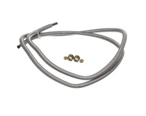 royal range 4561 corrugated/flex tubing, 3/8" size, stainless steel