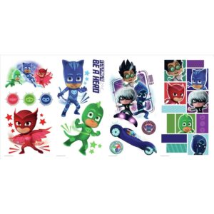 roommates rmk3586scs pj masks peel and stick wall decals