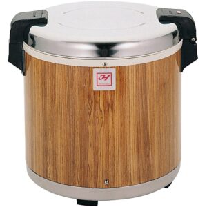 thunder group sej21000 50 cup rice warmer with wood grain finish - 120v