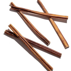 Jack&Pup Thick Bully Sticks 12 Inch Premium Dog Bully Sticks for Large Dogs Aggressive Chewers - All Natural Bully Sticks Odor Free 12" Large Bully Sticks, Long Lasting Dog Chews Bully Stick (5 Pack)