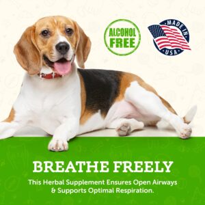 Animal Essentials Breathe EZ for Dogs & Cats - Pet Respiratory Support Supplement, Clear & Easy Breathing, Healthy Respiration - 1 Fl Oz