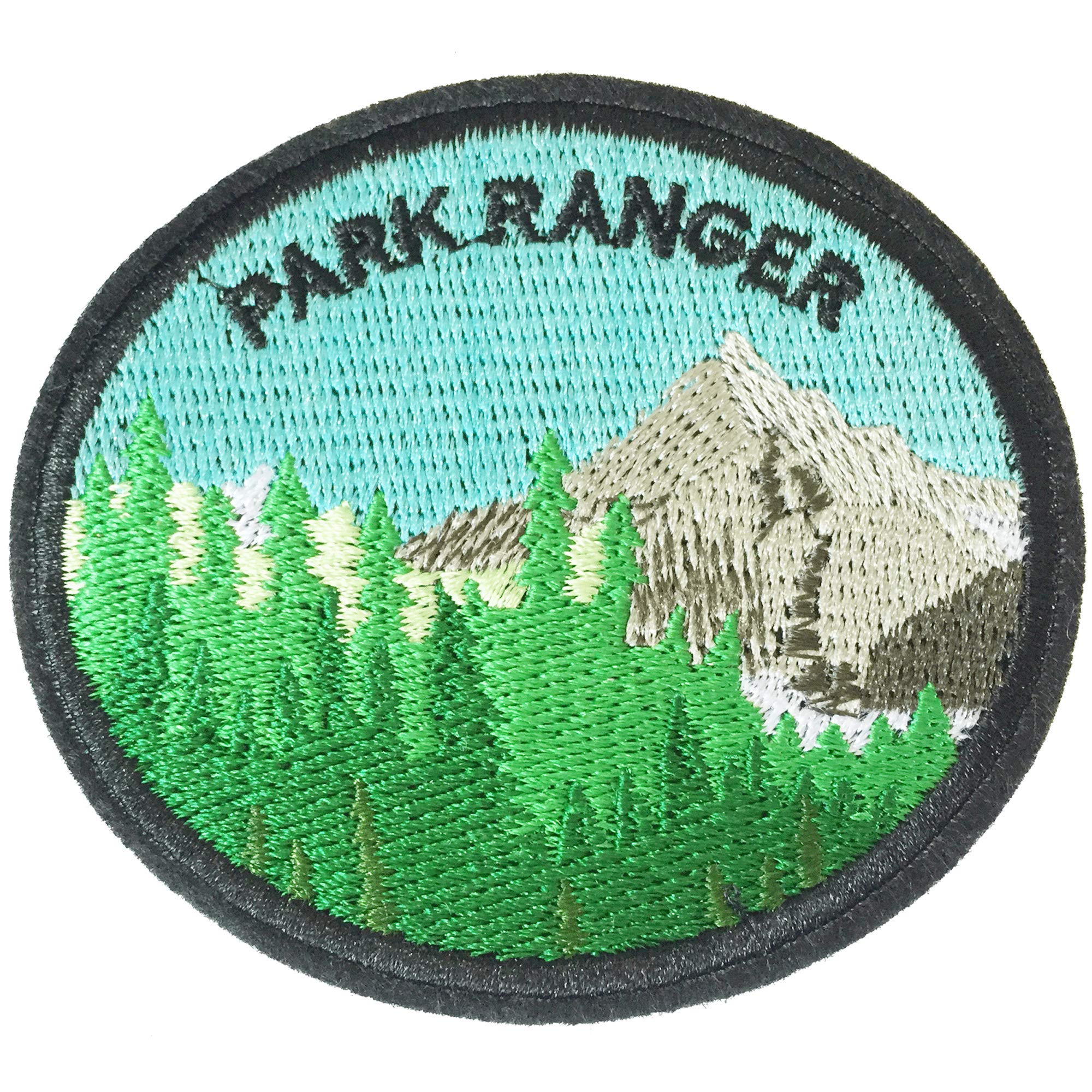 U-Sky Sew or Iron on Patches, Forest Park Ranger Iron Patches for Jackets, Explore Outdoors Save The Nature Embroidery Patches for Backpacks, Adventure Patches for Jeans, 3pcs Different Design Pack