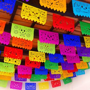 dia de los muertos papel picado, day of the dead banners, dia de los muertos altar 5 pack|tissue paper