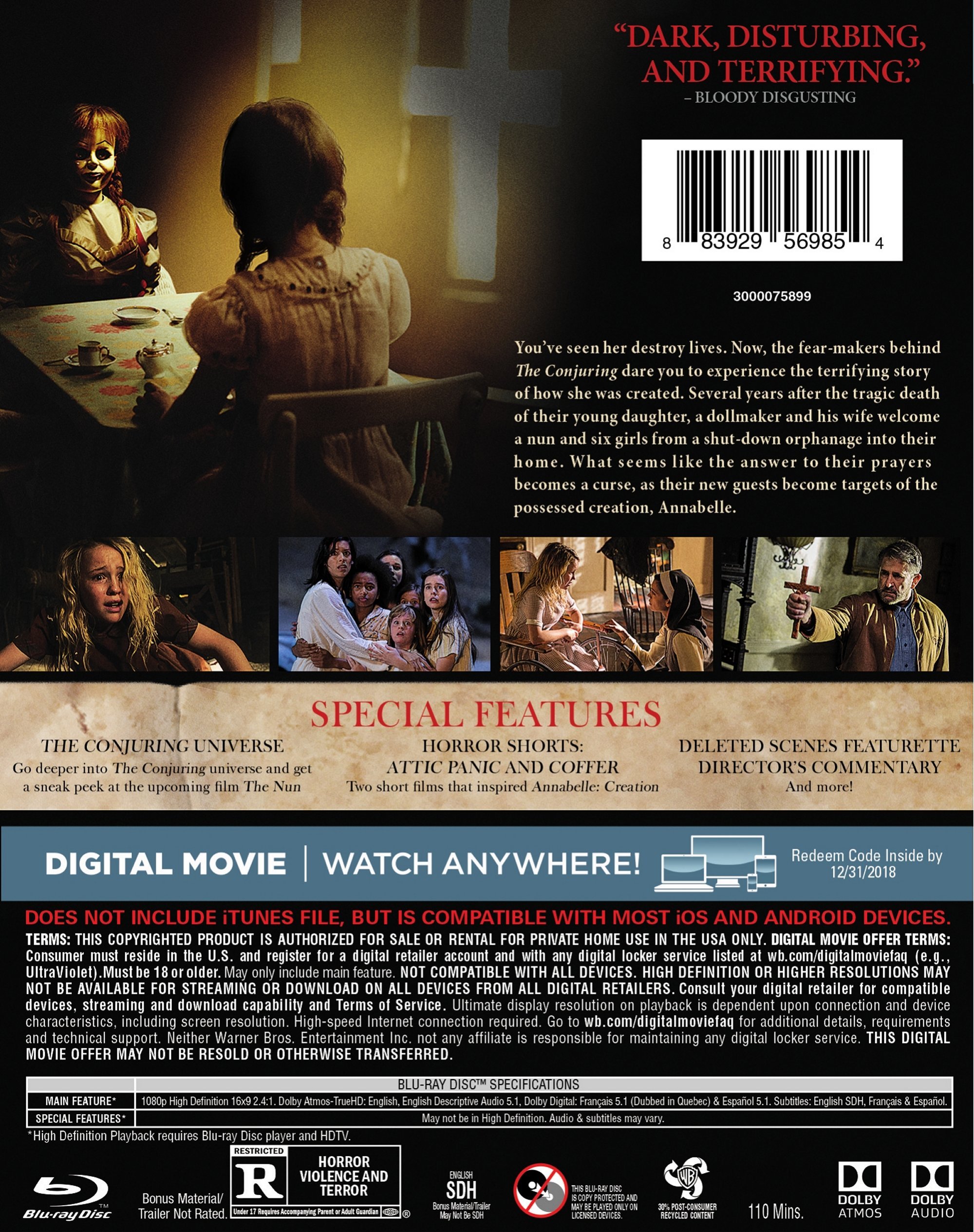 Annabelle: Creation (Blu-ray)