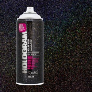 Montana Cans Montana Effect 400 ml Hologram Glitter Color, Clear Spray Paint