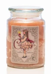 courtney's candles mediterranean fig maximum scented 26oz large jar candle