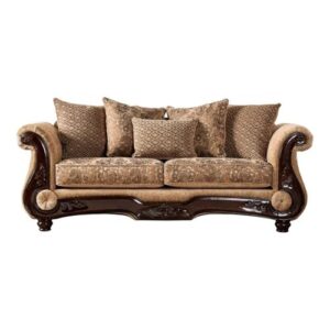 furniture of america sofas, gold