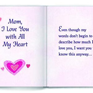 Blue Mountain Arts Little Keepsake Book "I Love You, Mom" 4 x 3 in. Sentimental Pocket-Sized Gift Book Perfect for Mother's Day, Christmas, Birthday, or as a "Just Because" Present for Her