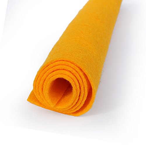 Gold - Wool Felt Oversized Sheet - 35% Wool Blend - 1 12x18 inch Sheet