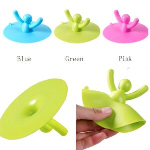 Archi Rubber Palm-Shaped Sink Bathtub Drain Plug Stopper Random Color