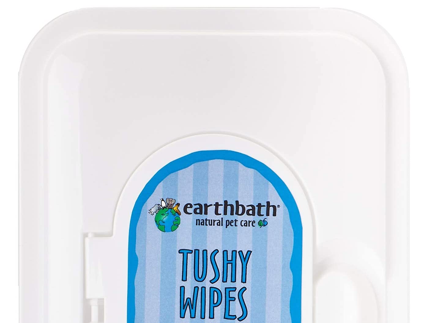 Earthbath Totally Natural Pet Care Tushy Wipes Rosemary & Chamomile 72 Wipes