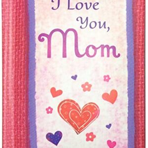 Blue Mountain Arts Little Keepsake Book "I Love You, Mom" 4 x 3 in. Sentimental Pocket-Sized Gift Book Perfect for Mother's Day, Christmas, Birthday, or as a "Just Because" Present for Her