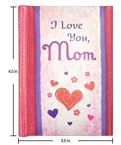 Blue Mountain Arts Little Keepsake Book "I Love You, Mom" 4 x 3 in. Sentimental Pocket-Sized Gift Book Perfect for Mother's Day, Christmas, Birthday, or as a "Just Because" Present for Her