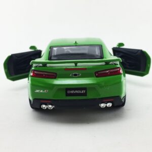 Kinsmart 2017 Chevrolet Chevy Camaro ZL 1 Green Color 1:38 DieCast Model Toy Car Collectible