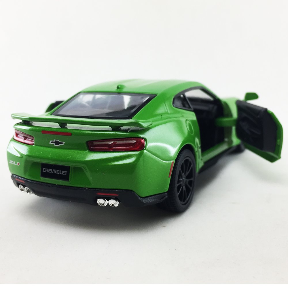 Kinsmart 2017 Chevrolet Chevy Camaro ZL 1 Green Color 1:38 DieCast Model Toy Car Collectible