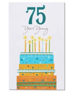 american greetings 75th birthday card (75 years young)