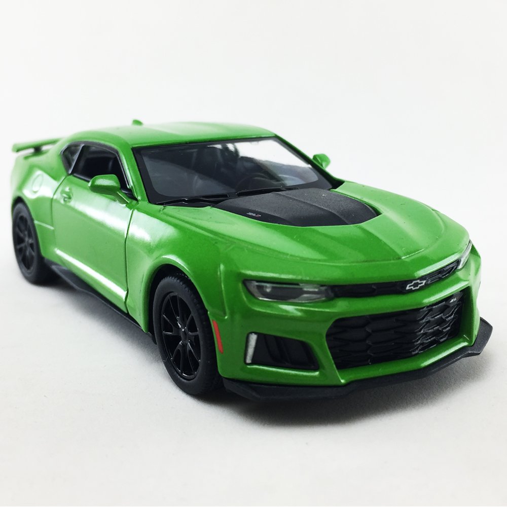 Kinsmart 2017 Chevrolet Chevy Camaro ZL 1 Green Color 1:38 DieCast Model Toy Car Collectible