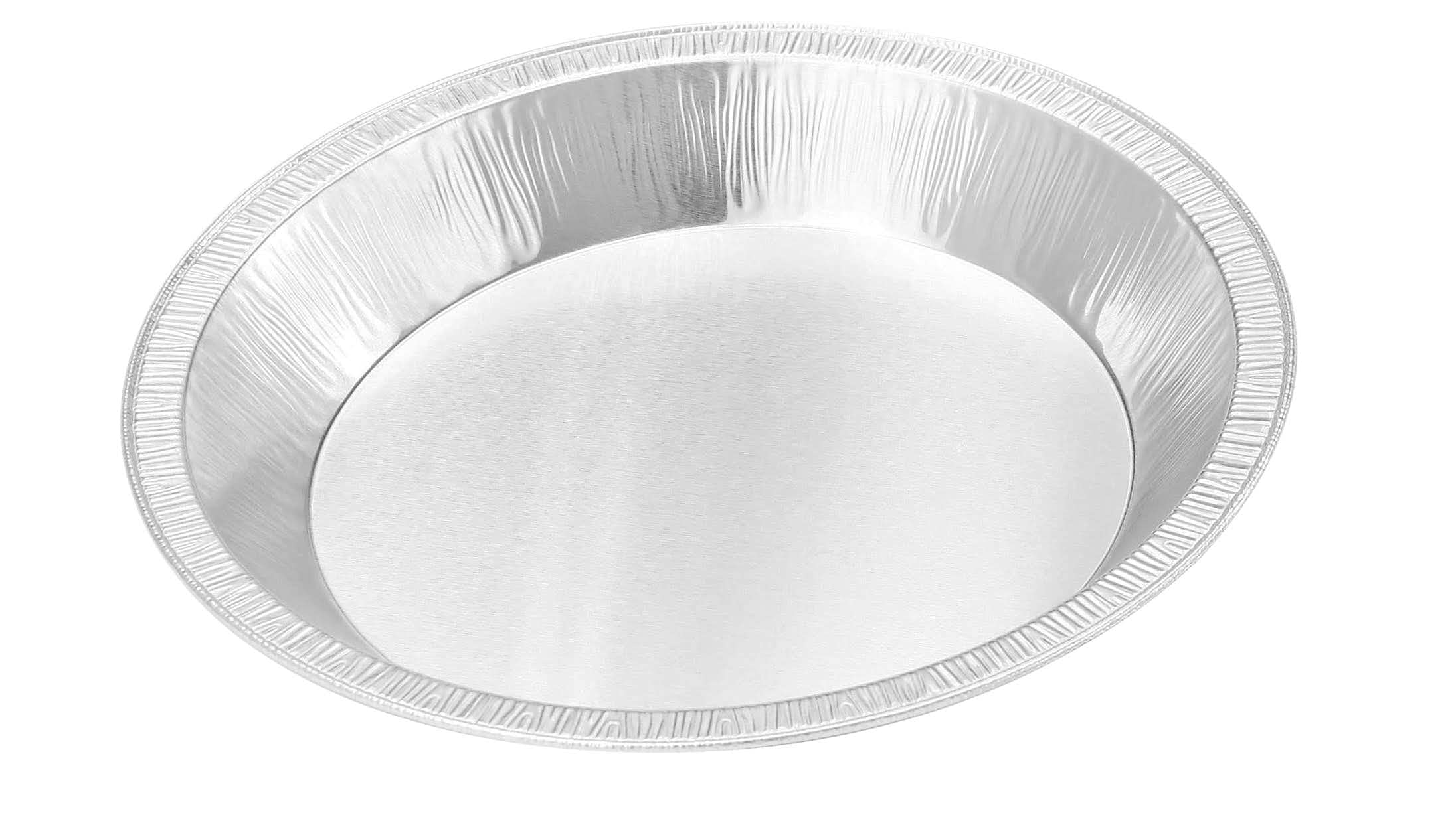 KitchenDance Disposable Aluminum Foil Pans - 9 Inches Round Oven Safe Aluminum Foil Baking Pan, Heavy Duty Aluminum Foil Pans Perfect for Baking, Cooking, and Preparing Food, #922, Pack of 10