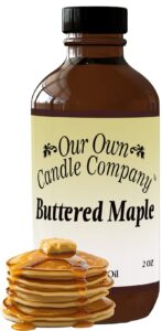 our own candle company - buttered maple scented, premium grade home fragrance oil for diffusers (2oz)