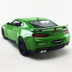 Kinsmart 2017 Chevrolet Chevy Camaro ZL 1 Green Color 1:38 DieCast Model Toy Car Collectible