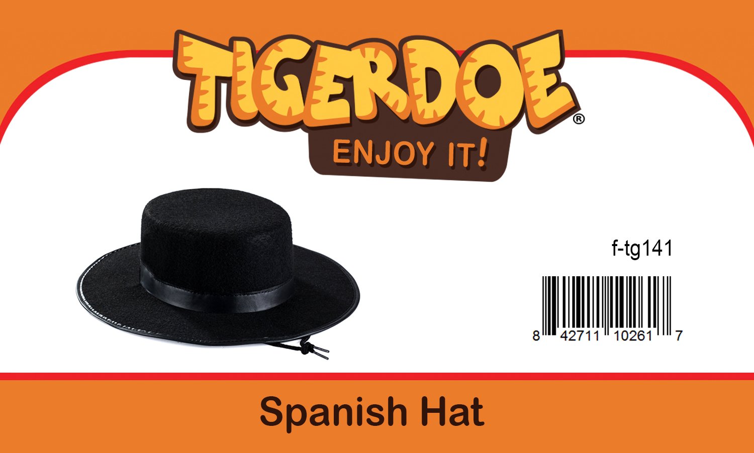 Tigerdoe Spanish Hat - Gaucho Hat - Amish Hat - Black Flat Top Fedora Costume Hats