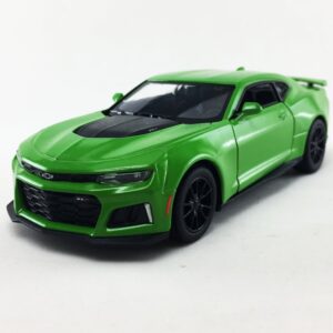 kinsmart 2017 chevrolet chevy camaro zl 1 green color 1:38 diecast model toy car collectible