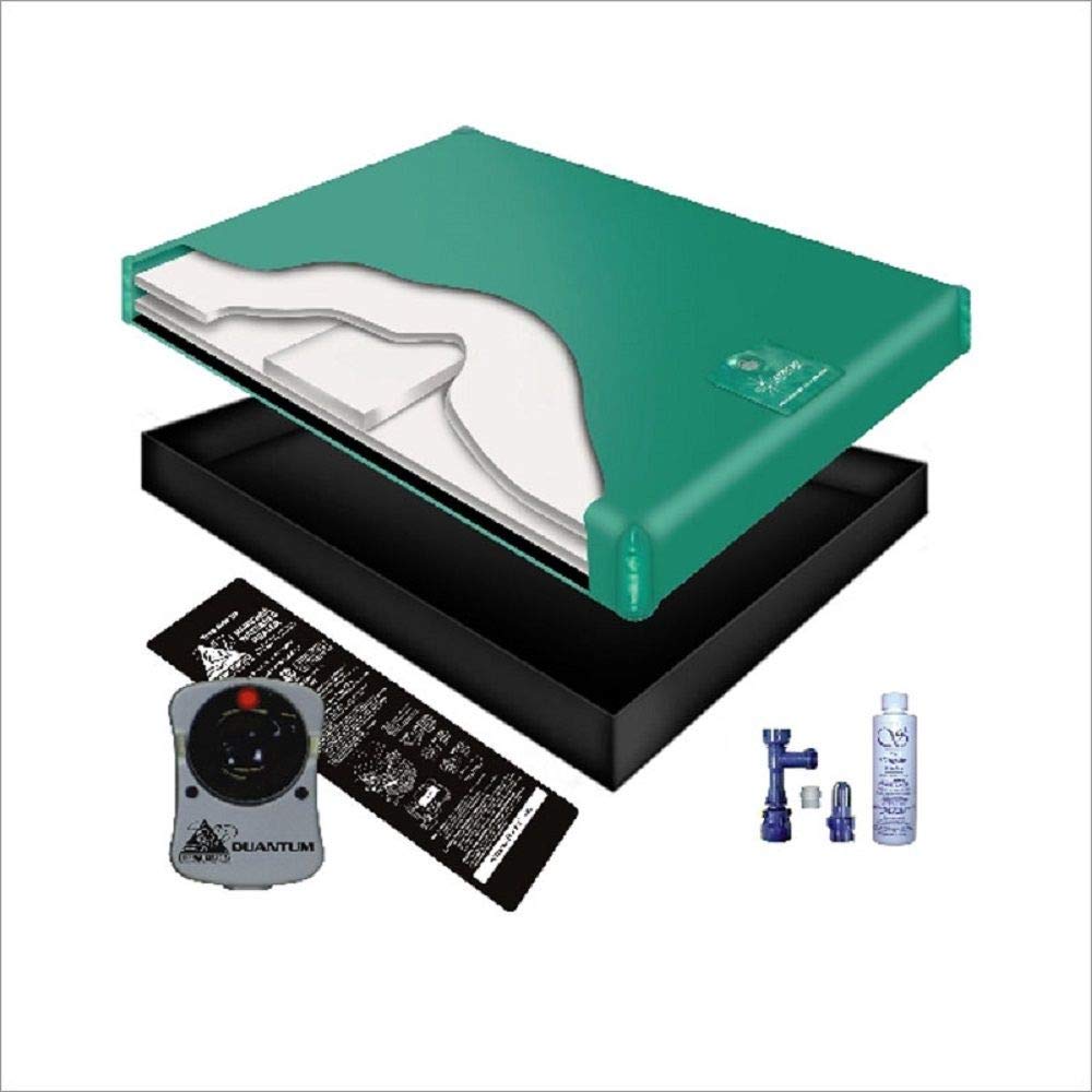 80% WAVELESS WATERBED Mattress/Liner/Heater/Fill Drain/Conditioner KIT (Queen 60x84 1G6G2)