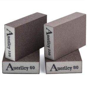 Sanding Sponge, Auerllcy Coarse/Medium/Fine/Superfine 4 Different Specifications Sanding Blocks Assortment,Washable and Reusable.