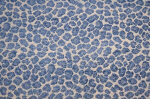 blue chenille cheetah upholstery spots azure p kaufmann golding fabric