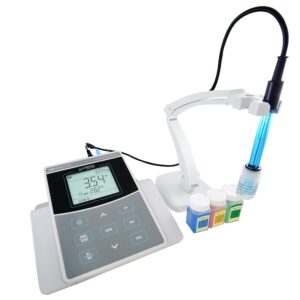 Apera Instruments PC800 Benchtop pH/Conductivity/TDS/Salinity/Resistivity/Temp. Multiparameter Meter Kit, 0.01 pH/1% F.S Accuracy AI523