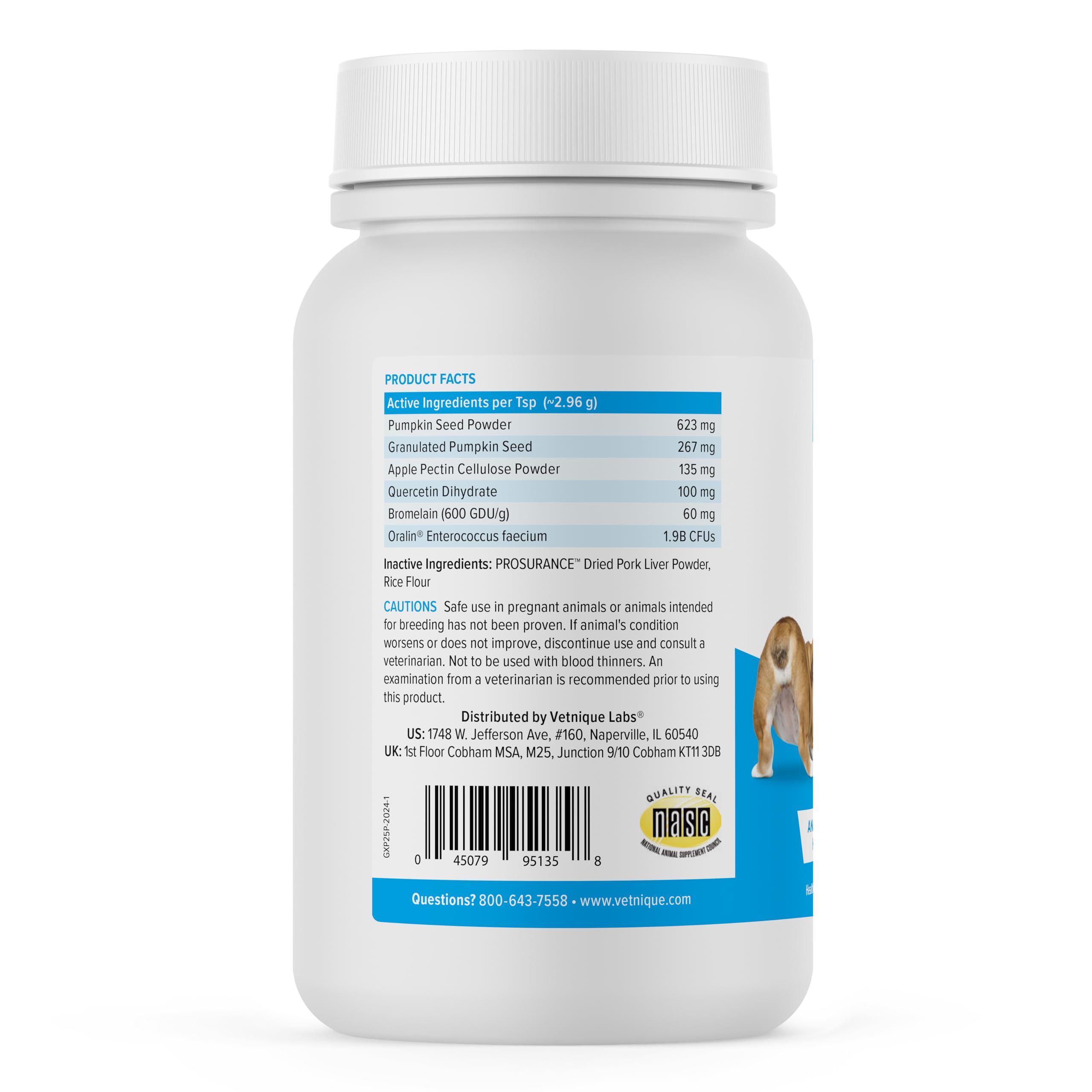 Glandex Dog Fiber Supplement Powder for Anal Glands with Pumpkin, Digestive Enzymes & Dog Probiotics for Digestive Health - Vet Recommended - Boot The Scoot (Pork Liver, 2.5oz Powder)