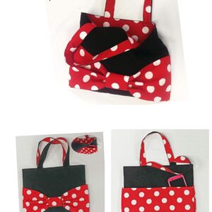 布人倶楽部（Fujin Club） Broad Polka-dot Print 日本製(Made in Japan) 42.5 inches (108 cm) Width (red, 59.1Inches)