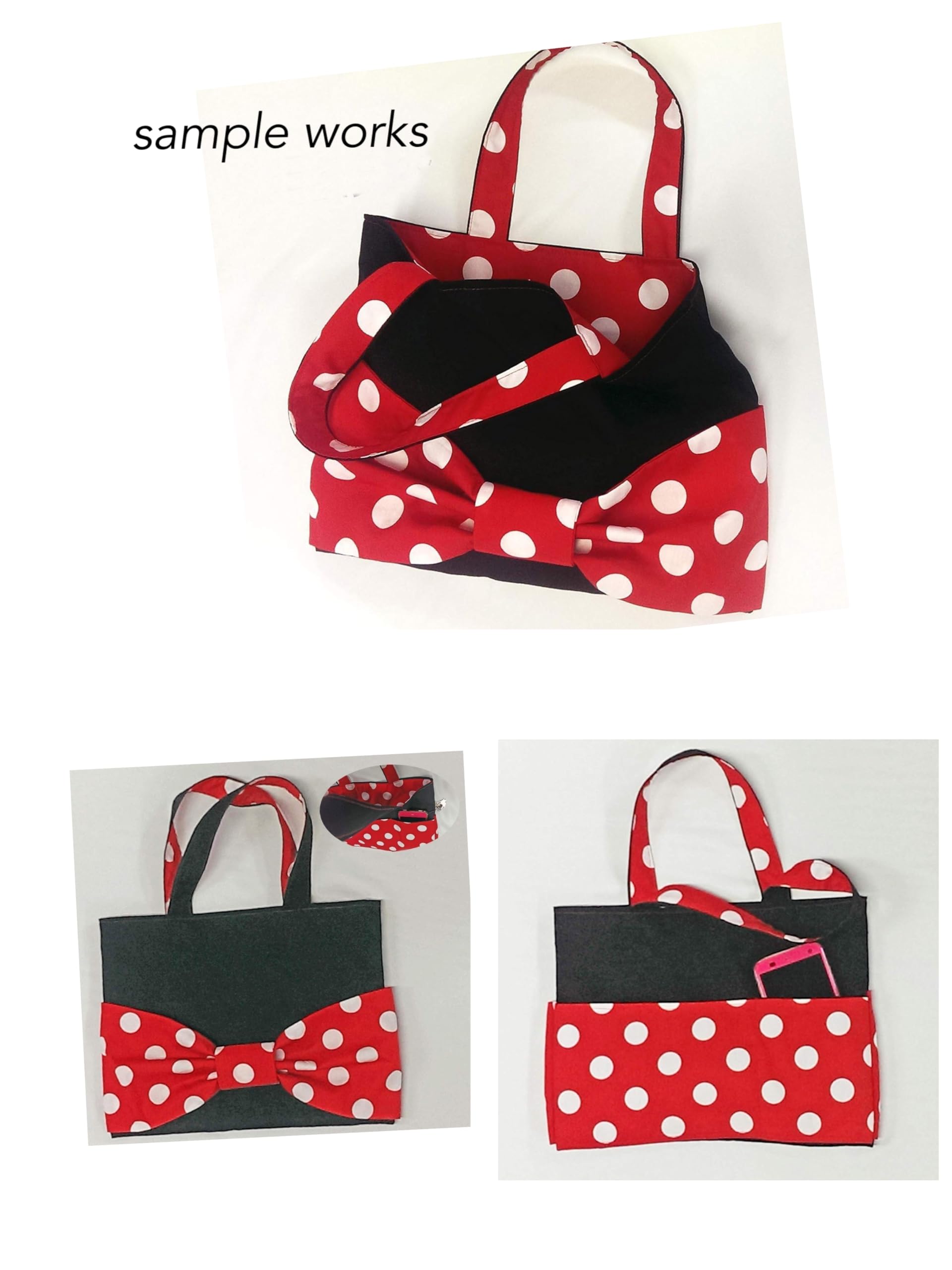 布人倶楽部（Fujin Club） Broad Polka-dot Print 日本製(Made in Japan) 42.5 inches (108 cm) Width (red, 59.1Inches)