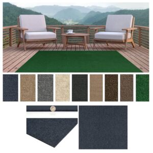 6'x10' solid black - economy indoor/outdoor carpet area rugs | light weight indoor/outdoor rug many colors to choose from