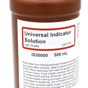 ALDON Innovating Science Laboratory-Grade Universal Indicator Solution, 500mL - The Curated Chemical Collection