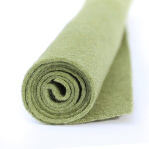 shady grove green - wool felt oversized sheet - 35% wool blend - 1 12x18 inch sheet