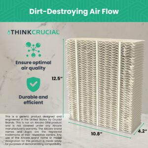 Think Crucial Replacement Humidifier Paper Wick Filters Compatible with Aircare Part # 1043 & Models EP9500,EP9700,EP9800,EP9R500,EP9R700,EP9R800 - Essick: 821000,826000,831000,SS390DWHT (1 Pack)