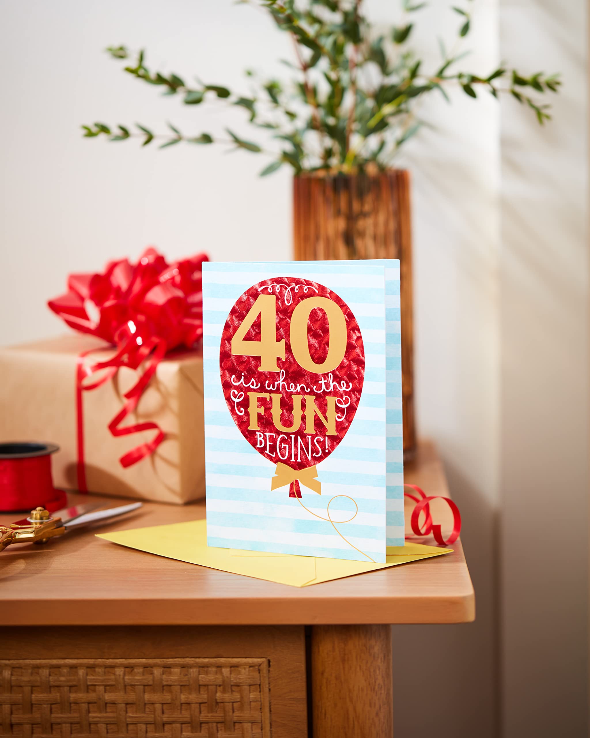 American Greetings 40th Birthday Card (When The Fun Begins)