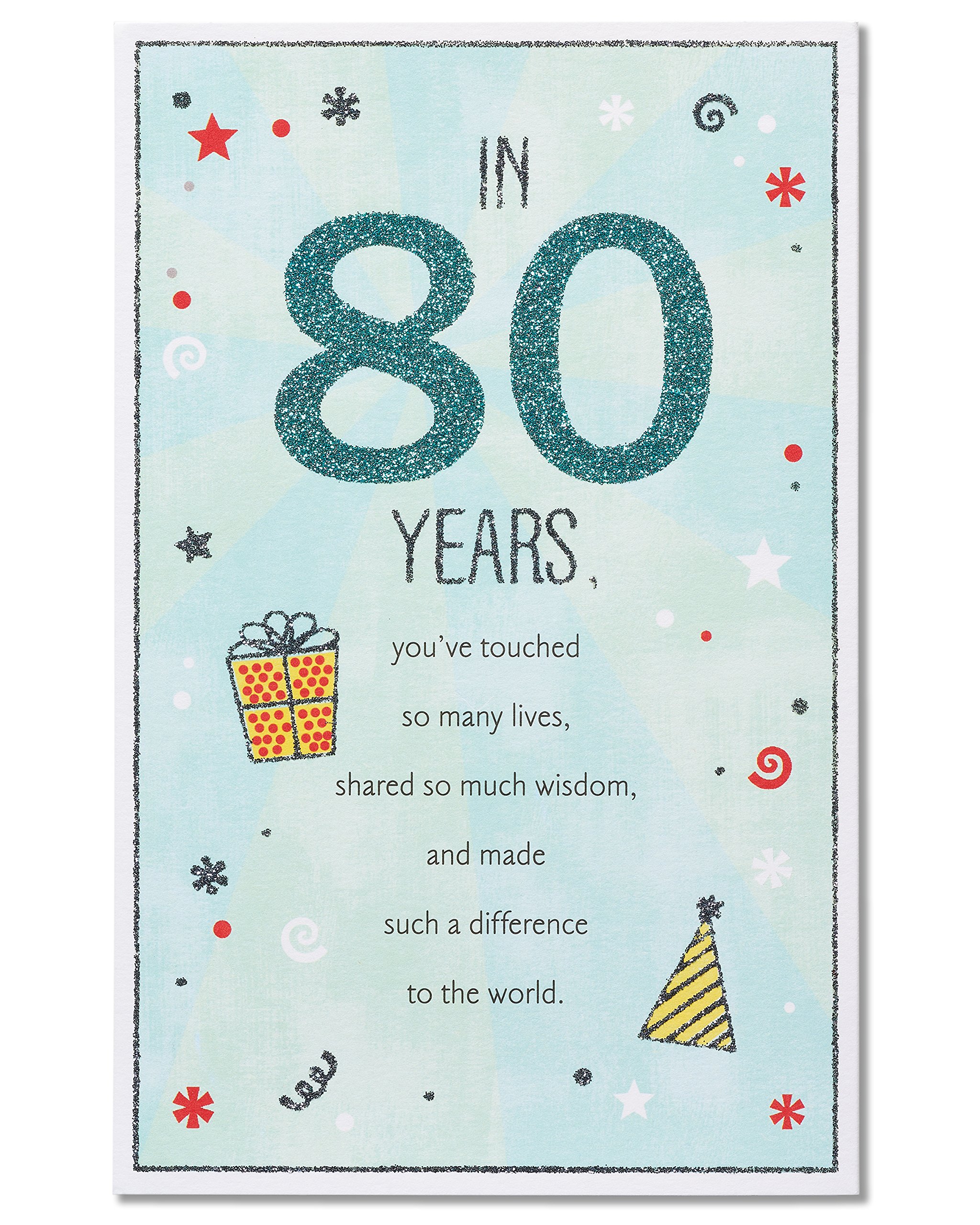 American Greetings 80th Birthday Card (In 80 Years)