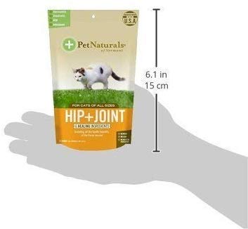 Pet Naturals (3 Pack) of VT Hip + Joint Supplements for Cats