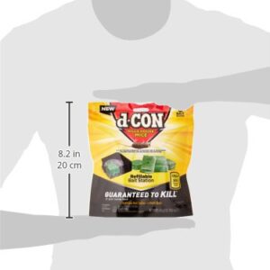 D-Con Corner Fit Mouse Poison Bait Station, 6 Count (Pack of 8)