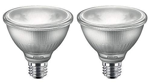 Philips LED Classic Glass Dimmable PAR30S 40-Degree Spot Light Bulb: 850-Lumen, 3000-Kelvin, 10-Watt (75-Watt Equivalent), E26 Base, Bright White, 2-Pack