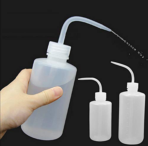 ZYHW 1000ml Lab Bent Tip Plastic Liquid Water Oil Storage Squeeze Bottle