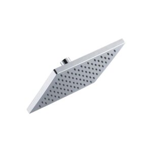 modern 1-spray 8 in. square raincan fixed shower head in chrome