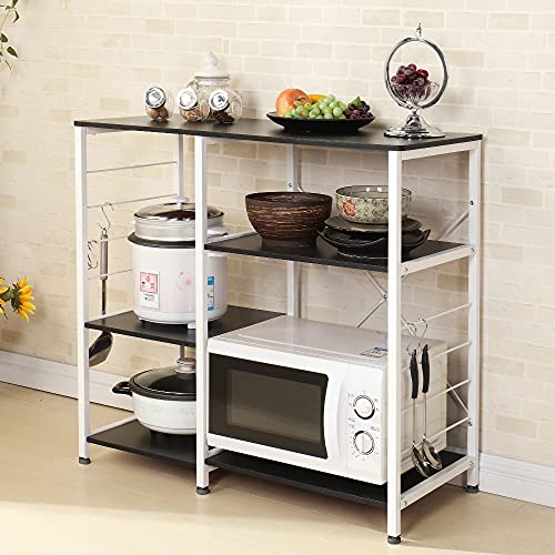 soges Shelf, Kitchen, 3 Shelves, Multifunctional, Black