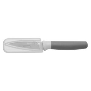 BergHOFF Leo Ceramic Coated Non-Stick Paring Knife, 8.5cm, Stainless Steel, Grey