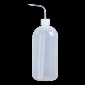 ZYHW 1000ml Lab Bent Tip Plastic Liquid Water Oil Storage Squeeze Bottle